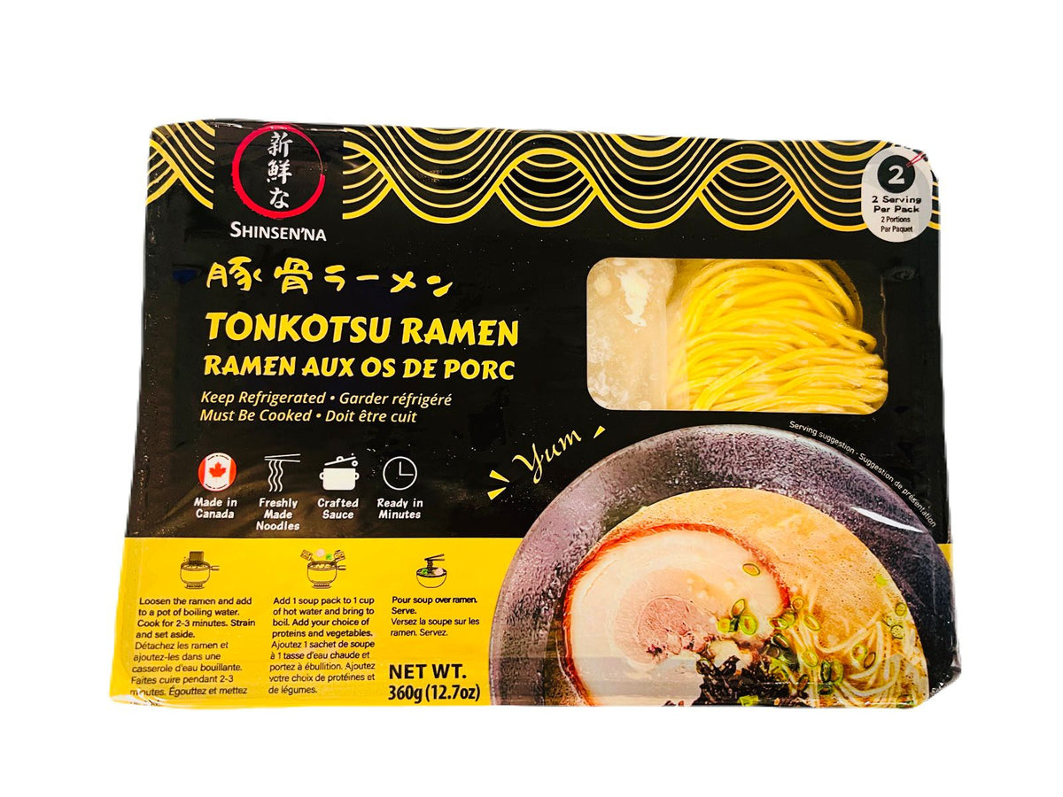 【汉记】豚骨拉麵 Hon's - SHINSEN'NA Tonkotsu Ramen Lite #1380a – 808super.com